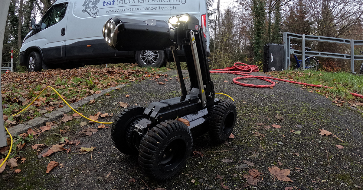 Pipe Inspections and Laser Measurements, Crawler A-150